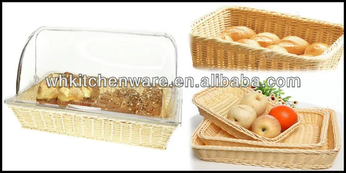 Commercial Bread Basket with Hinged Lid for Buffet| Alibaba.com