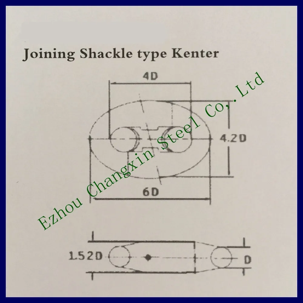 Anchor Chain Parts Kenter Shackle - Fast Delivery & Price