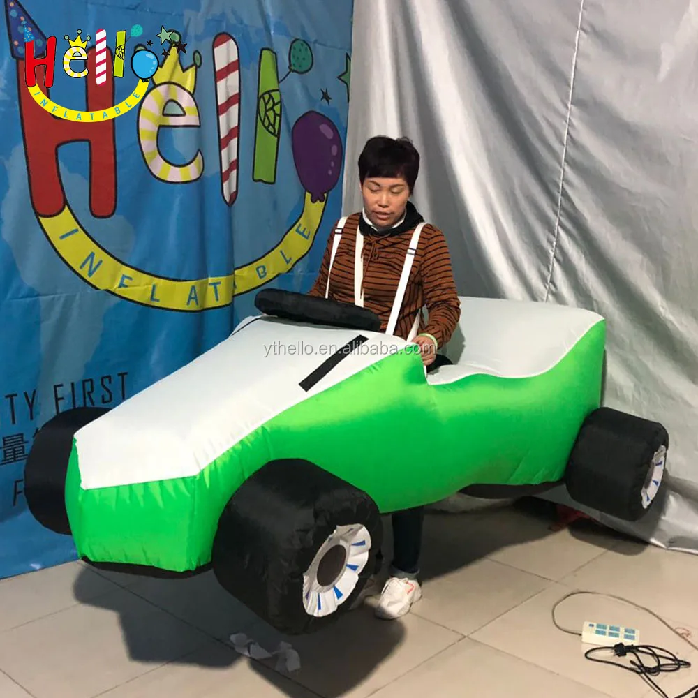 Funny Design Customized Inflatable Mascot Walking Car Costume