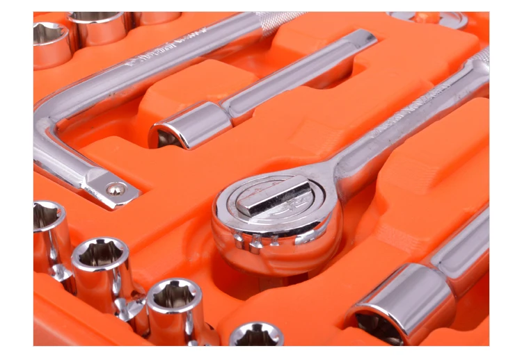 ASAKI 28pcs Professional Auto Repair Tool Set Socket Handy Tool Set AK ...