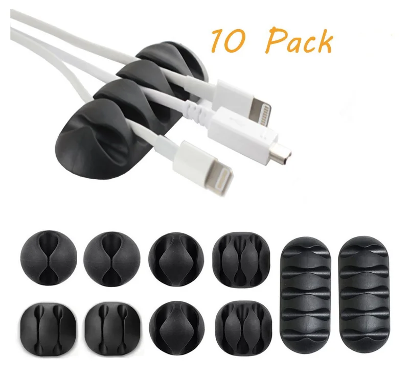 Boomray Cc949 Different Size Useful Cord Organizer Cable Clip Set For ...