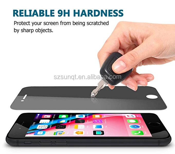 Anti-privacy 2.5d Screen Protector Tempered Glass Compatible For 6s/7/8 ...
