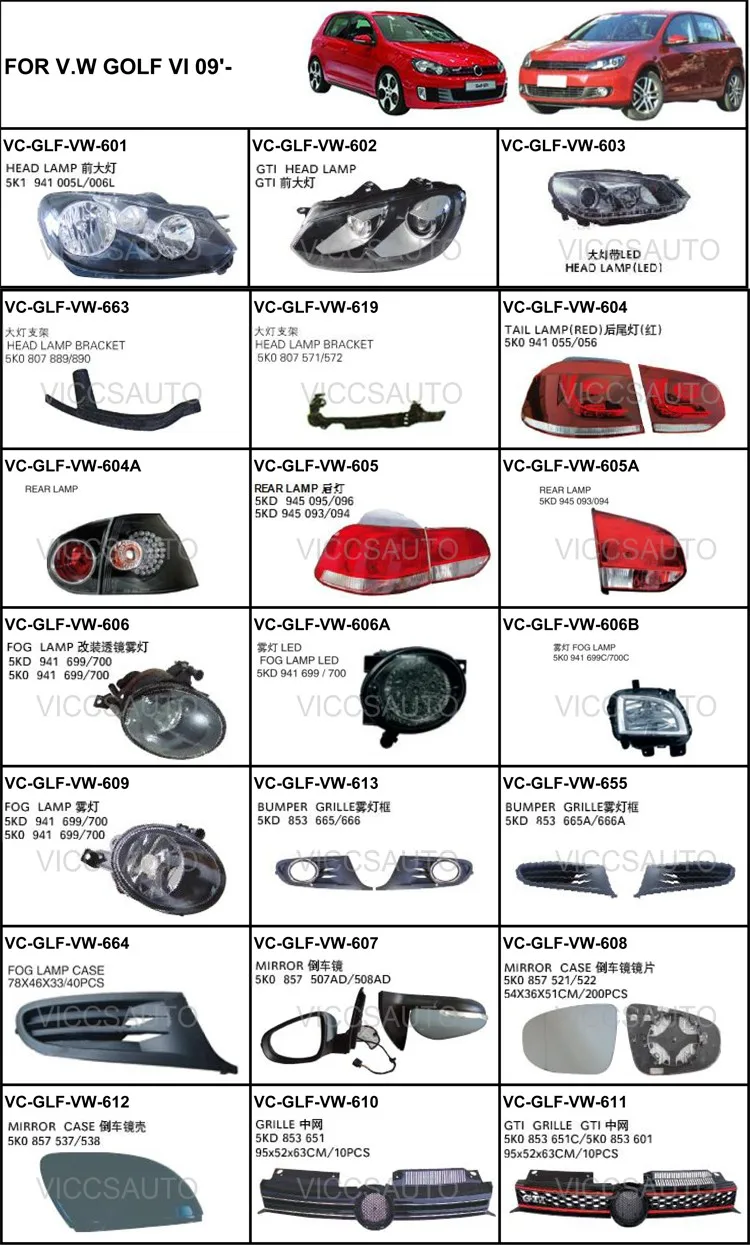 Oem 5k0 805 915 用于 V.w Golf Vi 9 '-汽车前保险杠封面下 - Buy Oem 5k0 805 915，汽车前 ...