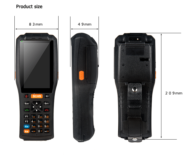 Explosion-proof Rugged Handheld Terminal with Barcode Scanner