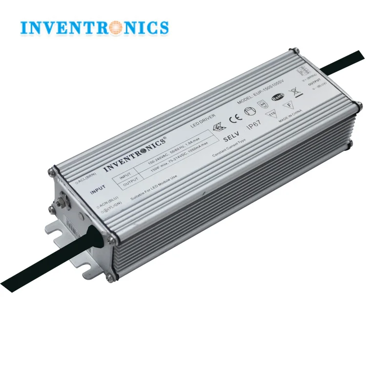 Inventronics EUP-150 IP67 Waterproof Outdoor Lighting Driver