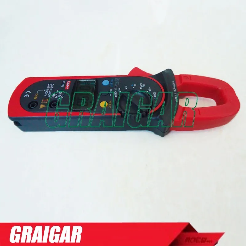 Uni-t Ut203 Digital Clamp Multimeter Ohm Dmm Dc Ac Current Voltmeter ...