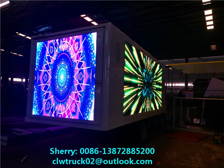 Scrolling Led Billboard Box Mounted On Led Display Truck For Sale In ...