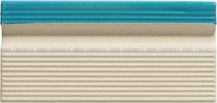 Ebro Ceramic Blue Swimming Pool Edge Finger Grip Tiles