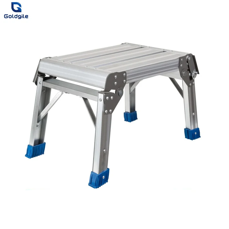 Aluminum RV Folding Caravan Step - Durable & Adjustable