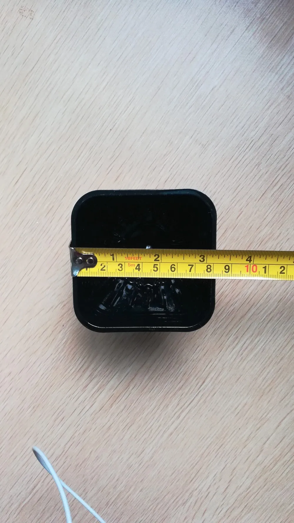 Small Square Black Plastic Pot Garden Square Nursery Pot Plastic Square ...