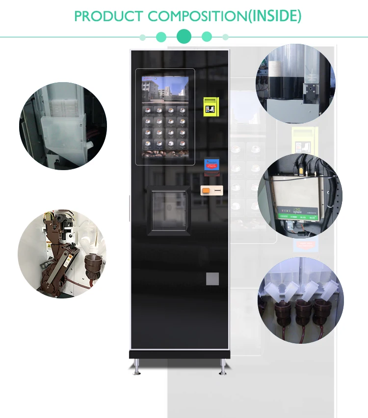 Le Vending Best Quality Bean To Cup Coffee Vending Machine With Necta ...