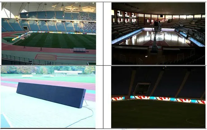 Led Sports-gym Stadium Playground Display Cabinet Monochrome Led ...