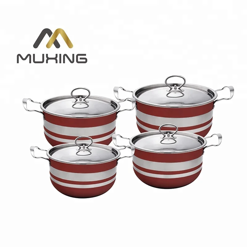 4 Pcs Slow Prestige Cookware Set Casserole Pot - Buy Casserole Hot Pot ...