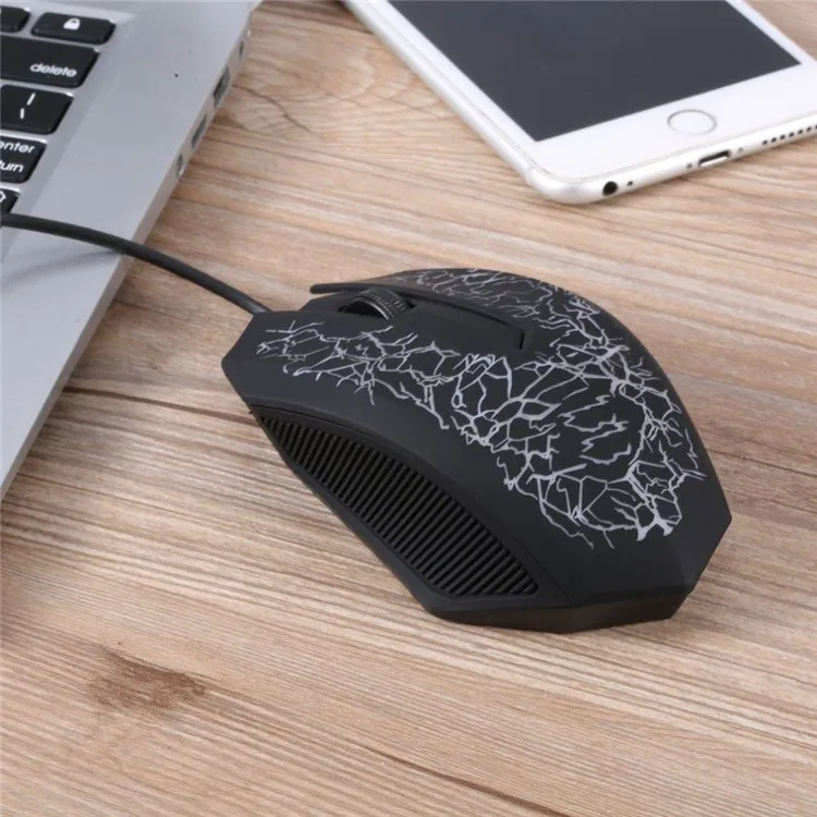 Led Optical 3 Buttons Mouse 3200 Dpi 3d Usb Wired Gaming Mouse Computer ...