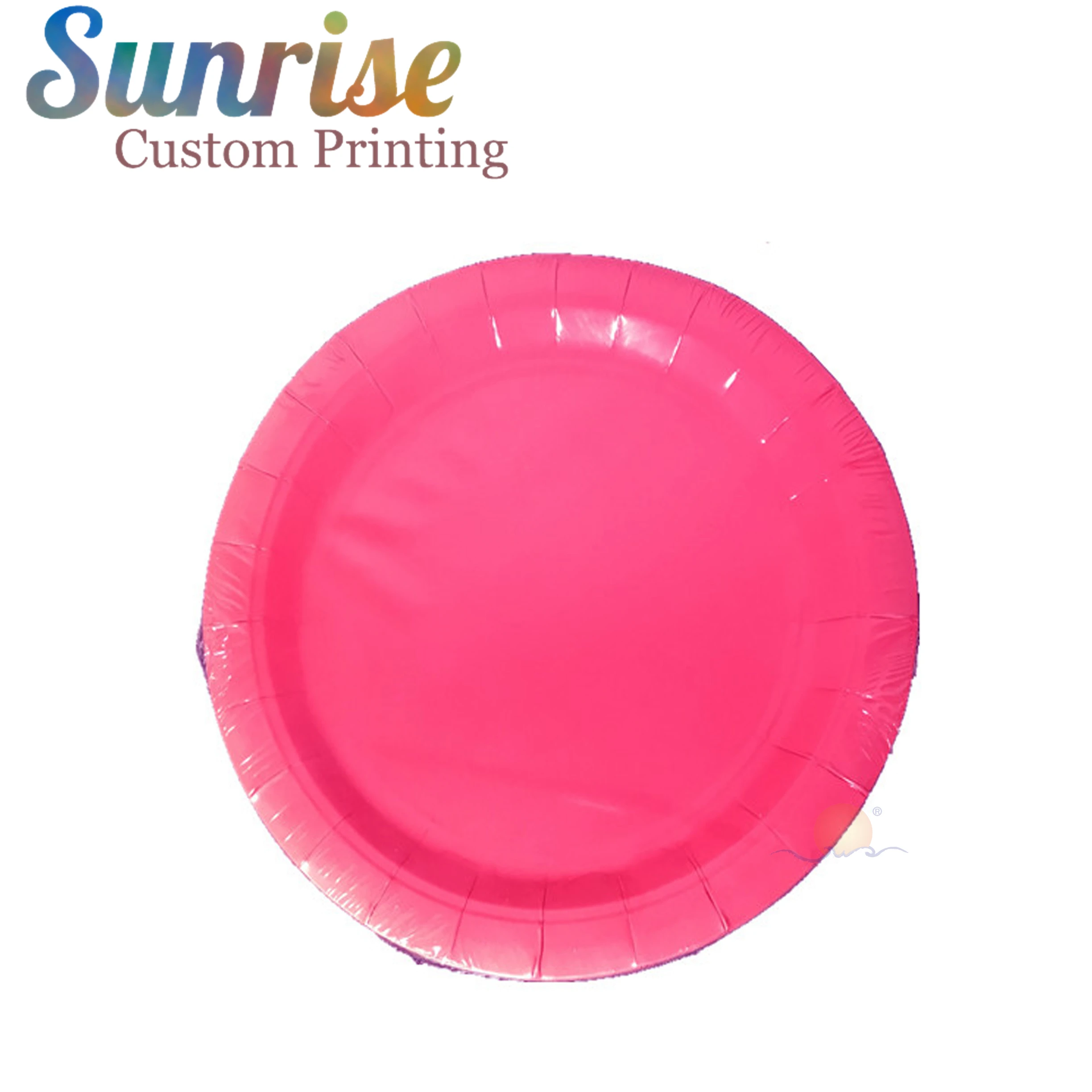 Pure color paper plate customize color paper plate, View pure color ...