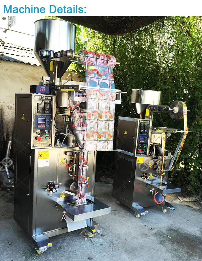 GG-350 Automatic Stainless Steel Namkeen Pouch Cashew Nut Bean ...