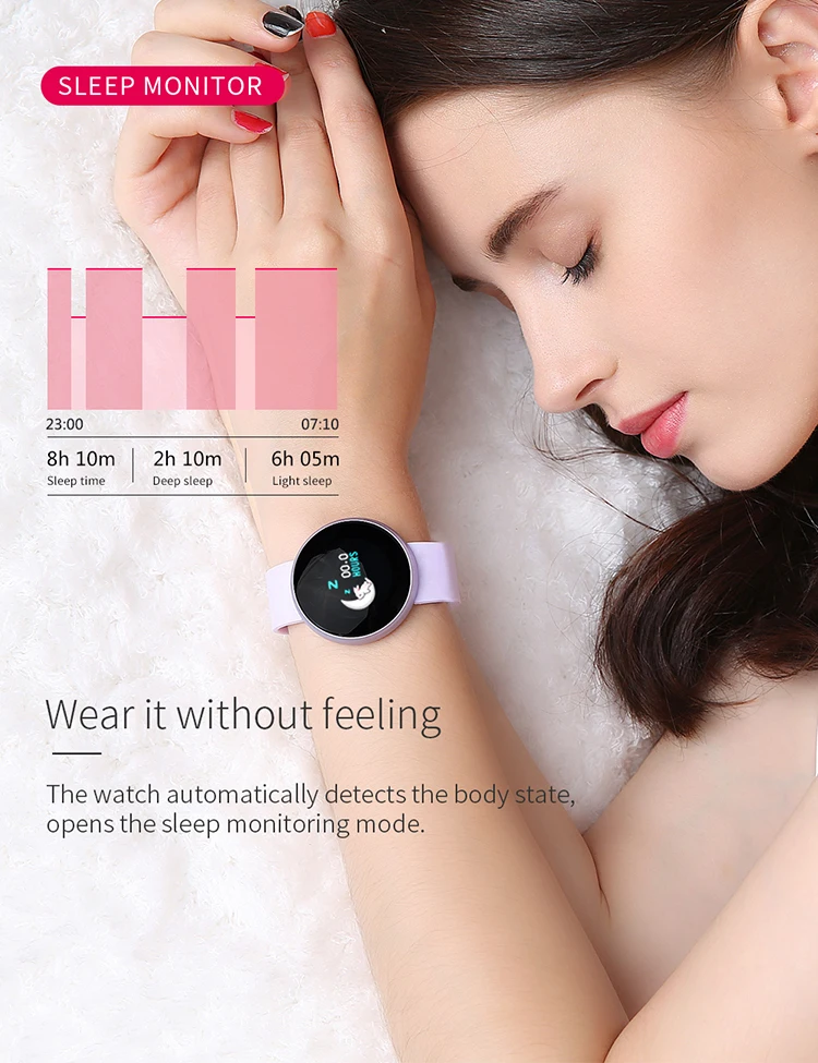 B36 Female Physiological Cycle Monitor Smart Watch 2020 Fitness ...