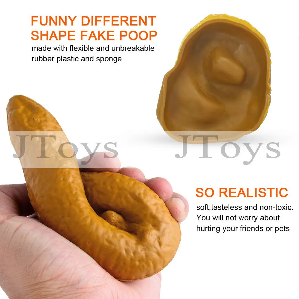 Fake Poop Realistic Fake Turd Novelty Floating Fake Poop Toy Funny Toys ...