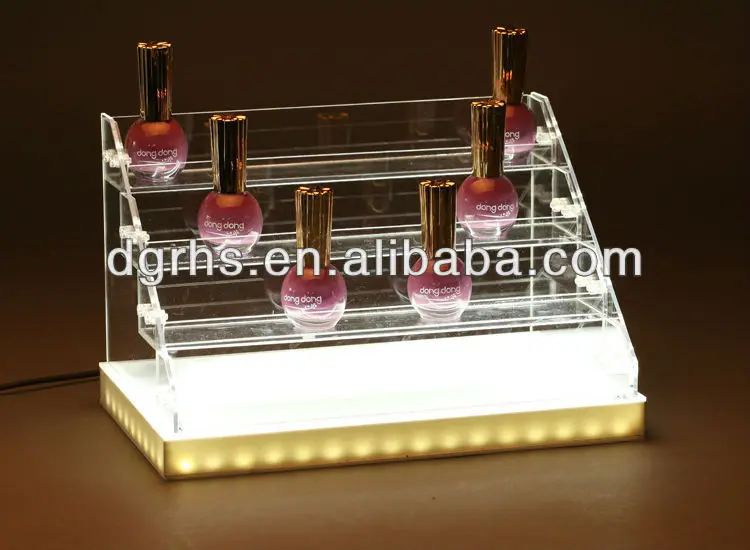 Shenzhen Electronic Plastic Acrylic Light Up Led Cosmetic Stand - Buy ...