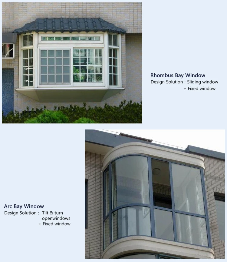 Modern Design Bangladesh White Aluminum Bow Window And Bay Window - Buy ...