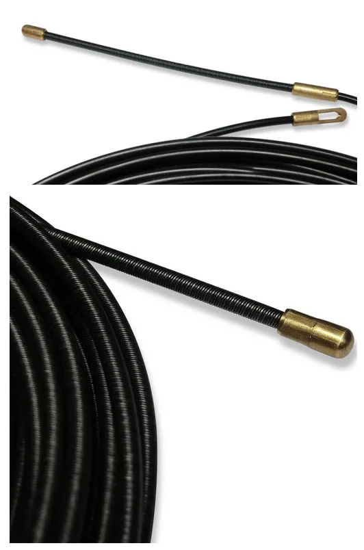 Ezitown 3mm 3.8mm 5.5mm Full Spring Steel Wire Fish Tape Golden Silver ...