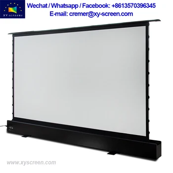 Xy Screen Commercial Motorized Floor Rising Pull Up Projector Screen ...