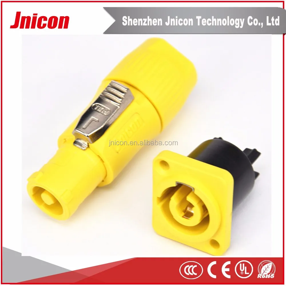 3 Pin Blue Powercon Connector Ip44 Ip64 In Indoor And Outdoor Led ...