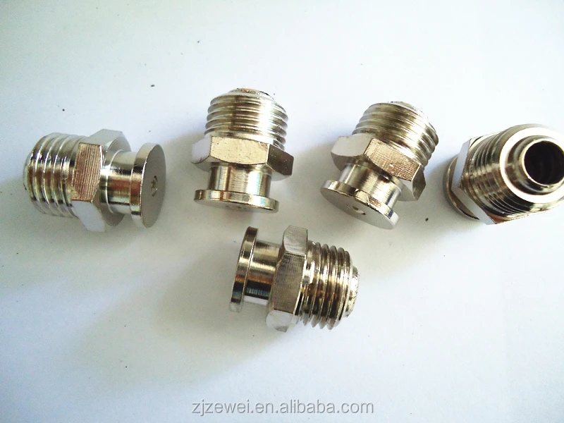 M16X1.5 Button Head Grease Nipple Brass with Nickel Plated
