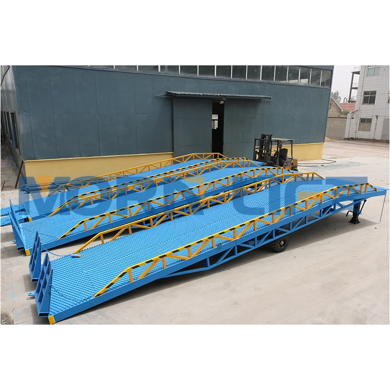 High Quality 10 Ton Loading Dock Ramp Slope For Forklift Warehouse ...