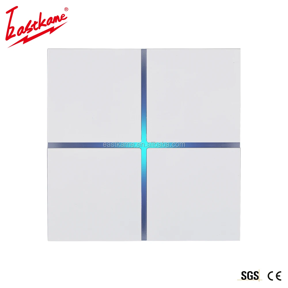 Dry Contact Touch Button Switch for KNX and Z Wave Systems