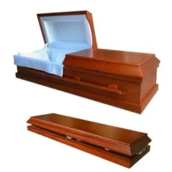 1792025 Walnut Veneer Mdf Fiberglass Casket Coffin Cremation Casket ...