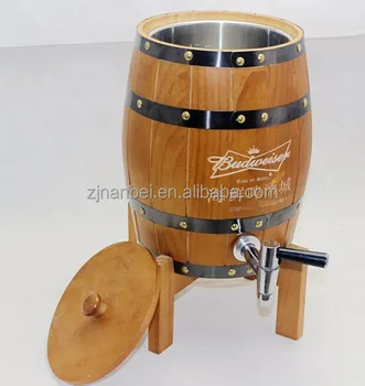 Custom Made Logo Varnish Painted Oak Beer Barrel,Wooden Beer Barrels ...