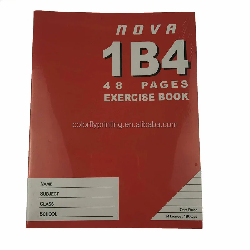 Factory Wholesale A4 A5 A6 Student Exercise Book 48 Pages 7mm Ruled ...