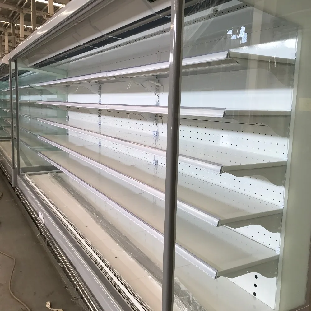 Supermarket Display Refrigerator Fridge showcase Cooler Open ...