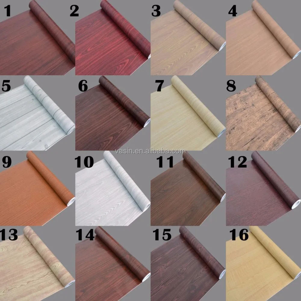 Decorative Wood Grain Film Melamine Impregnated Lamination Paper For ...