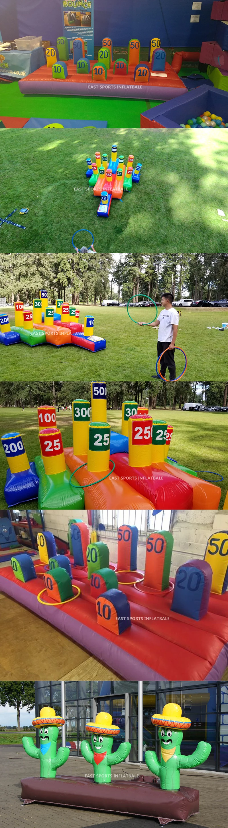 Amazing Outdoor Funny Ring Toss Throw Ring Game Giant Inflatable Hoopla ...