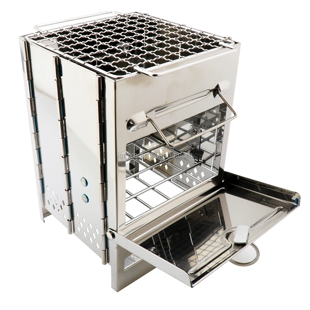 Outdoor Mini Foldable Stove - Perfect for Camping & Hiking