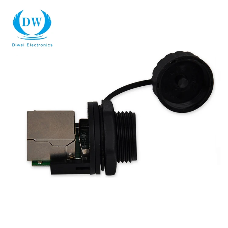 Anti-corrosion RJ45 IP54 Waterproof Connectors for Photo Gear