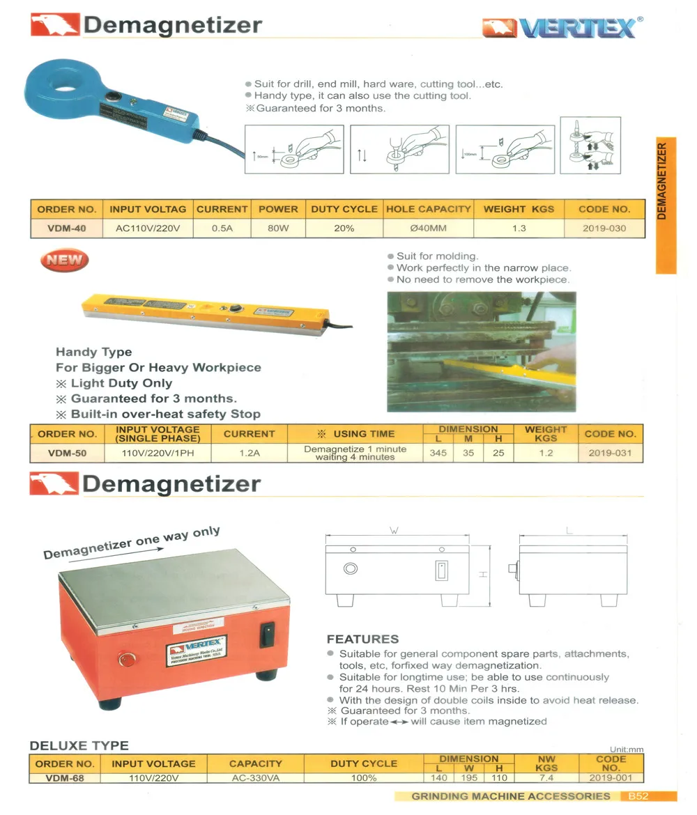 Vertex Small Type Demagnetizer Tool For Hardware Demagnetization - Buy ...