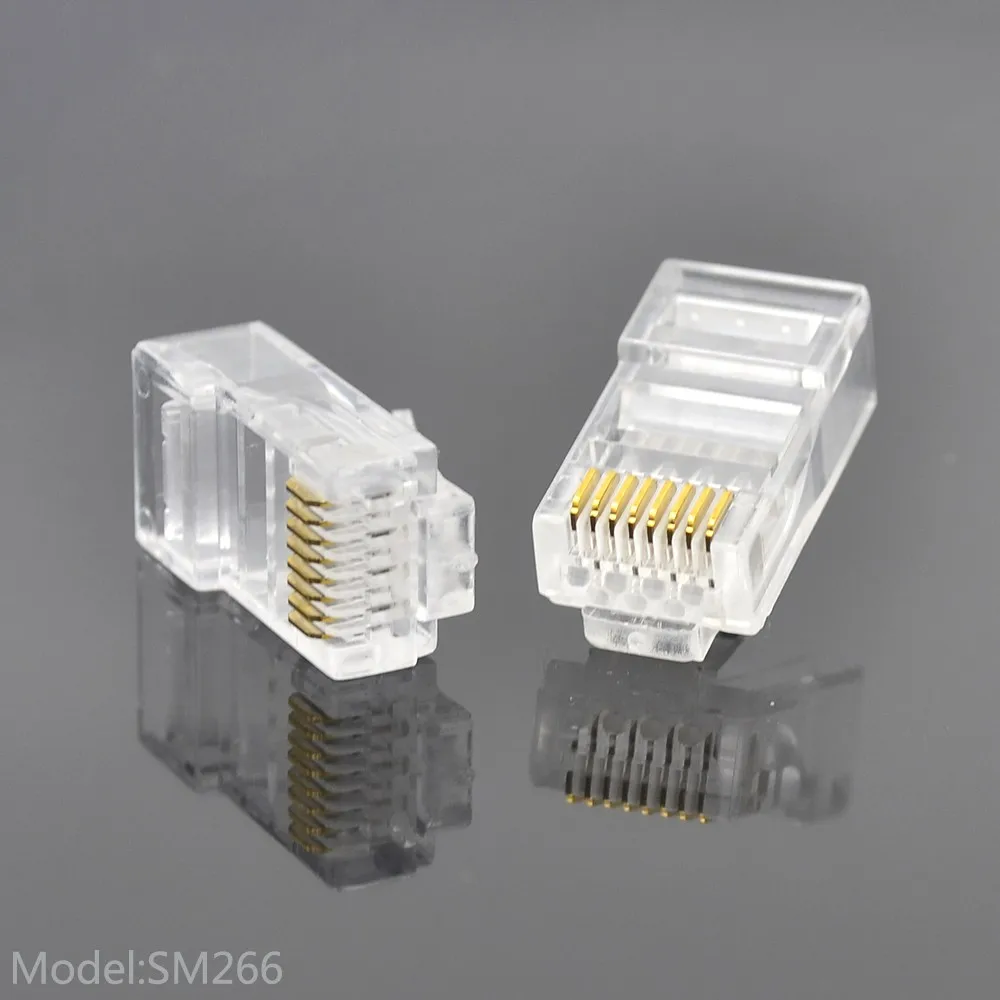 Cat6 Modular Plugs Cat 6 Network Ethernet Utp Cable Rj45 Crystal Plug ...