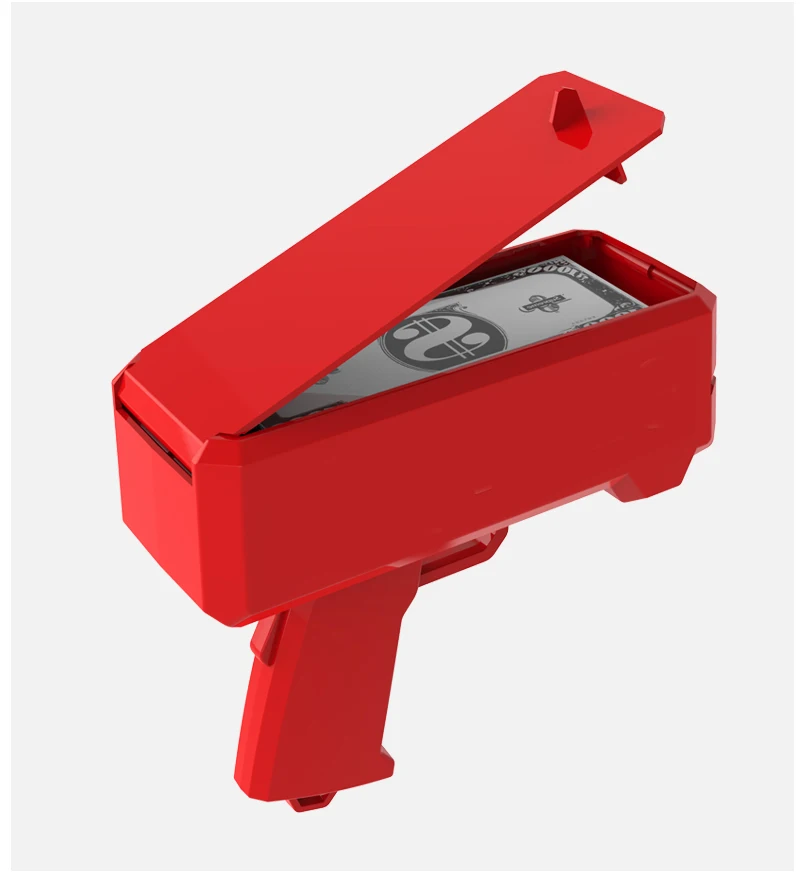 Custom Money Box Gold Gun Toy For Cash,Shooting Game Toy Super Money ...