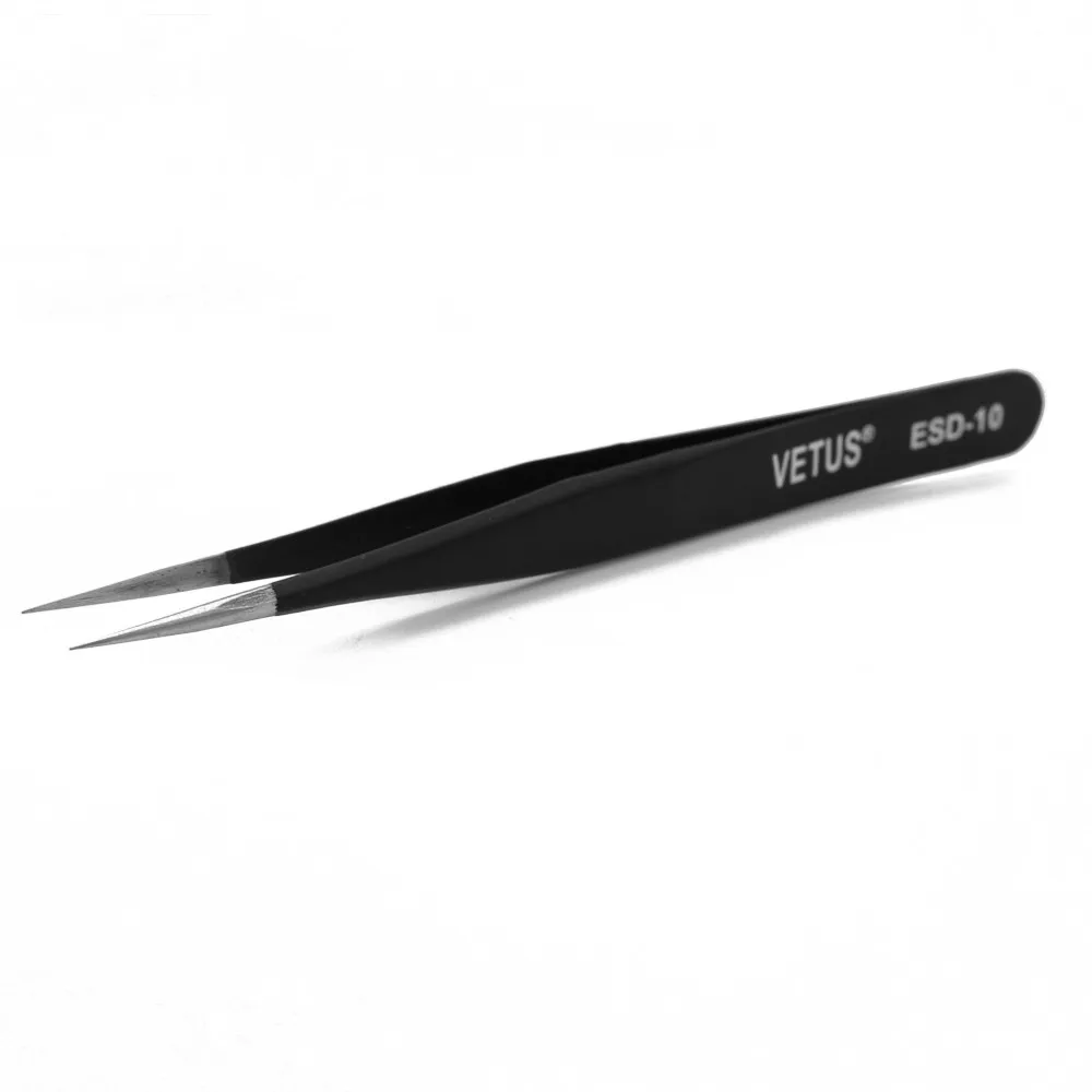 Vetus Esd-10 Antistatic Tweezer For Industrial/ Cleanroom Esd ...