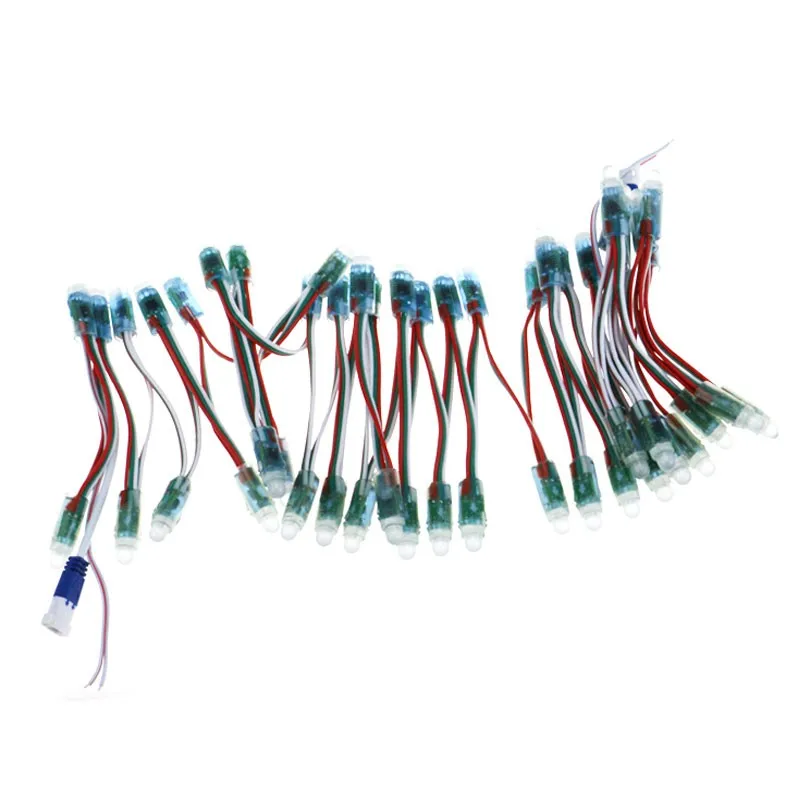 Higher Brightness Smart Pixel Rgb Light Ws2812 Christmas Bullet Pixel ...