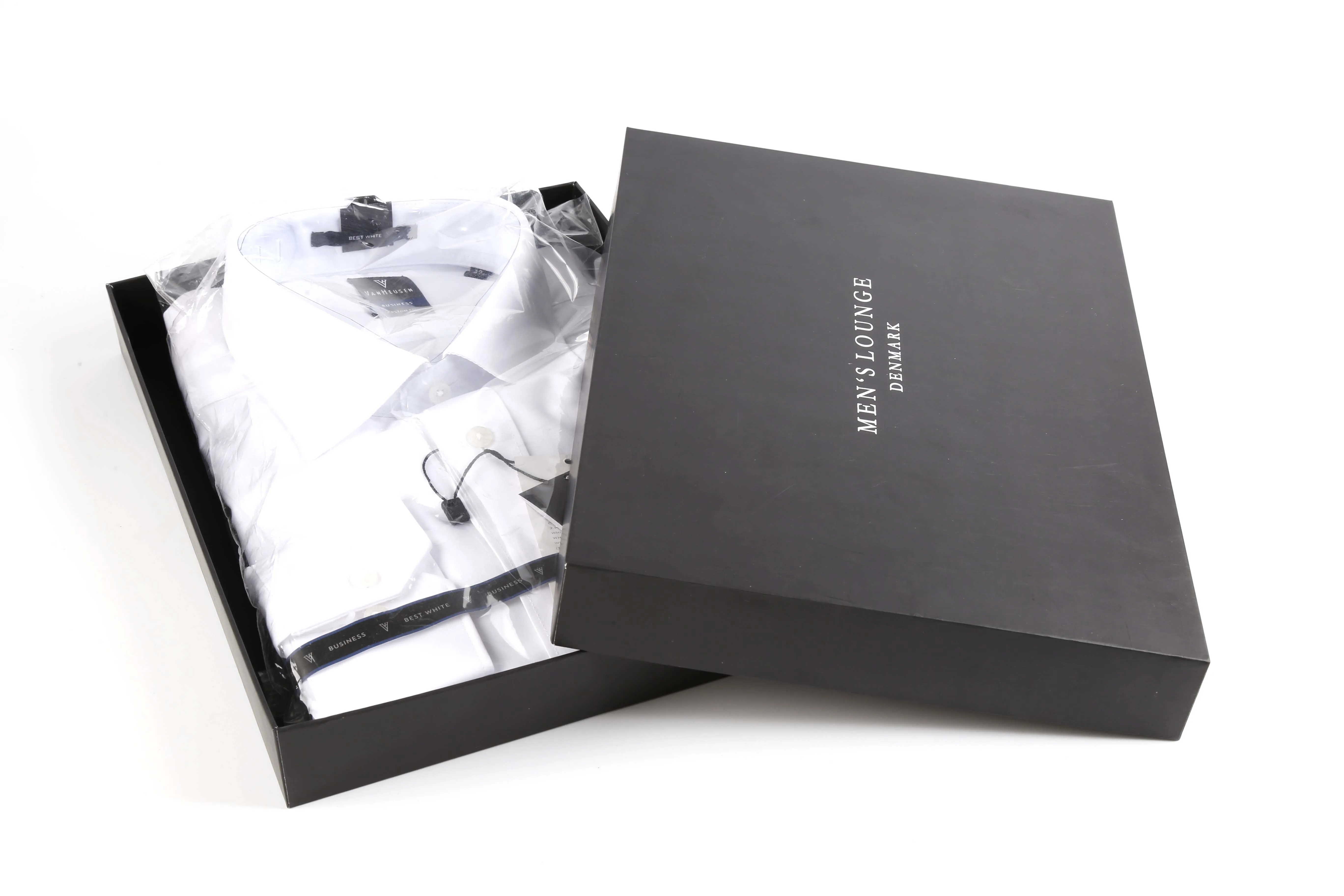 Caja De Cartón Para Embalaje De Ropa Hecha A Mano,Color Negro Mate ...