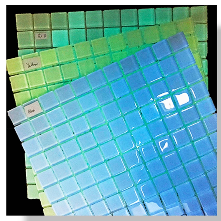 COLORIA Glow in the Dark Mosaic Tiles for Swimming Pool & Villa - OEM