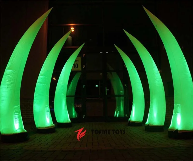 Color Changing Led Inflatable Pillar Air Cone - Buy Inflatable Lighting ...