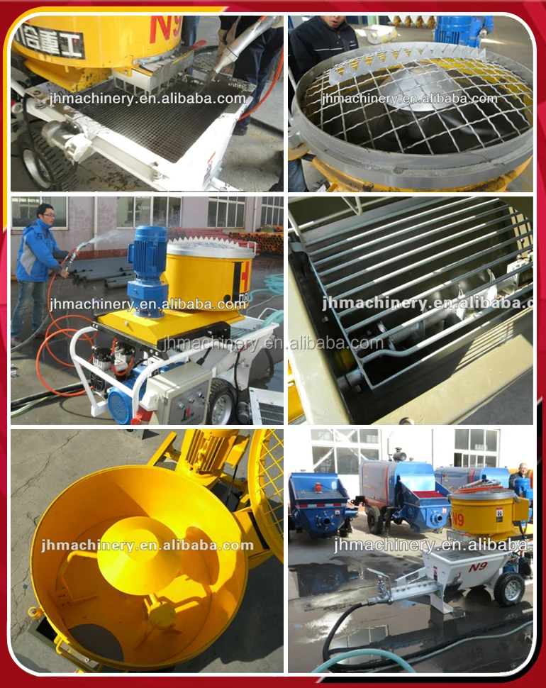 2018 Hot Sell Automatic Mixing Plaster Machine High Pressure Cement ...