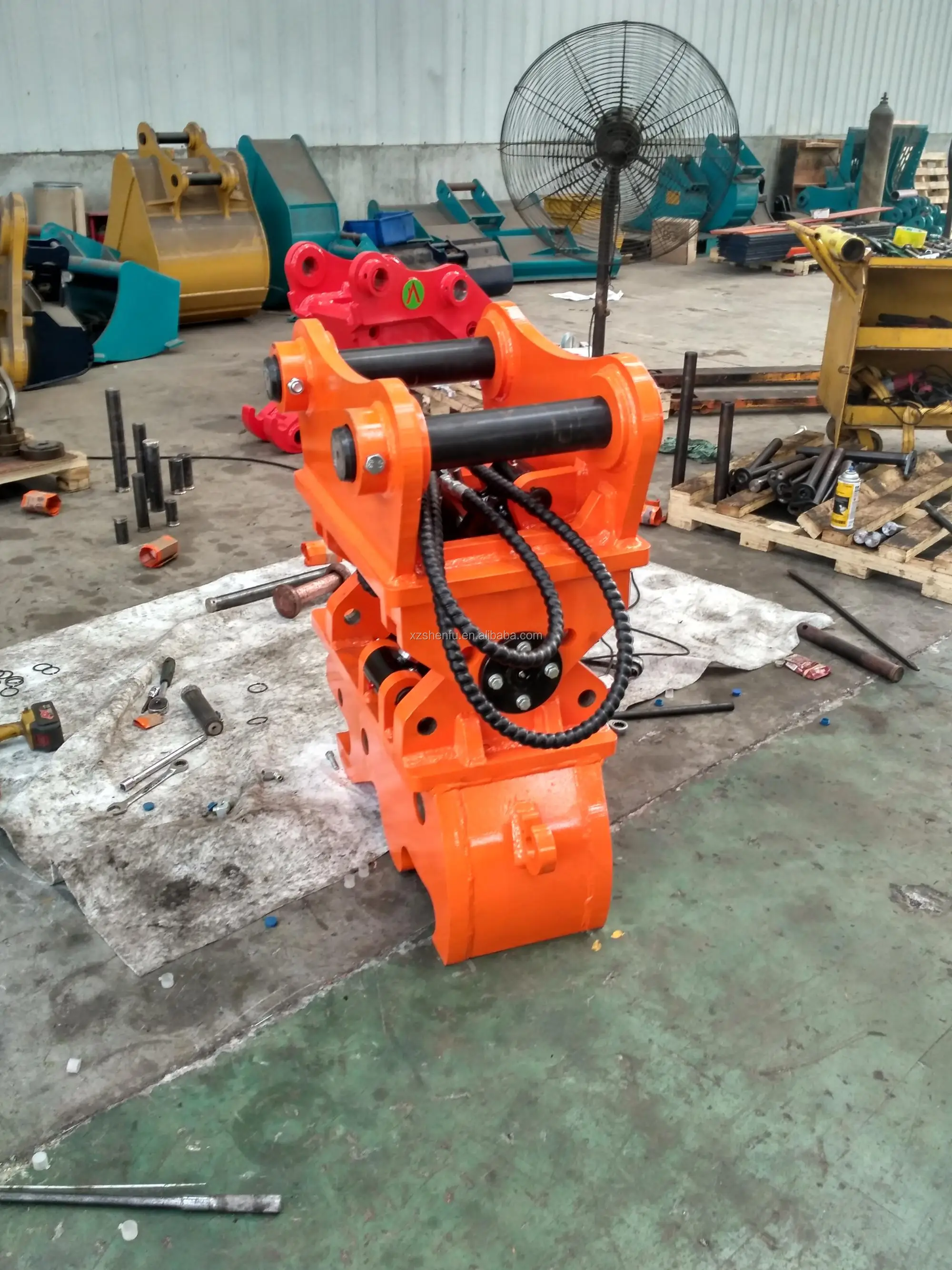 Double Lock Type Tilting Quick Coupler For 20t Excavator - Buy Tilting ...