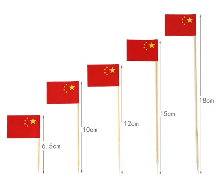 Custom Logo Printing Cocktail Toothpick Flag - Party Fun