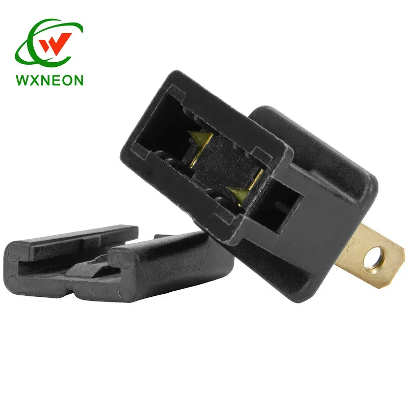 2 Pins Slide On Electrical Vampire Male Plugs For String Light ...